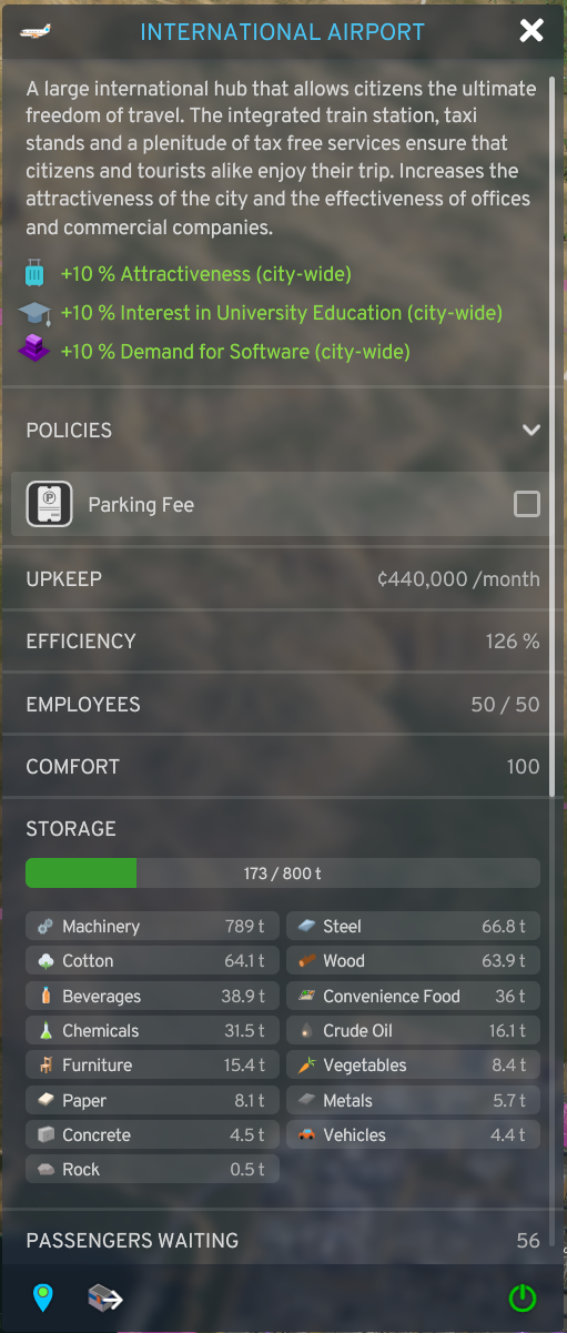 Airport cargo storage drastically exceeds stated capacity and/or sum of individual goods ...